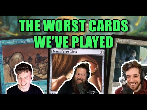 The Worst Cards We Ve Ever Played Commander Clash Podcast 110 Youtube
