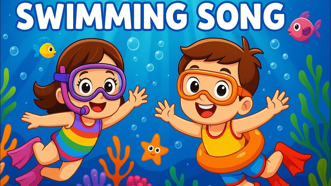 Swimming Song For Kids рџџљрџ рџћ Babybeeps Rhymes Babybeepsrhymes Youtube