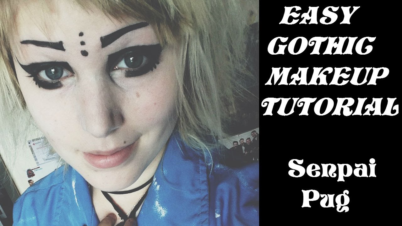 Easy Gothic Makeup Tutorial Youtube