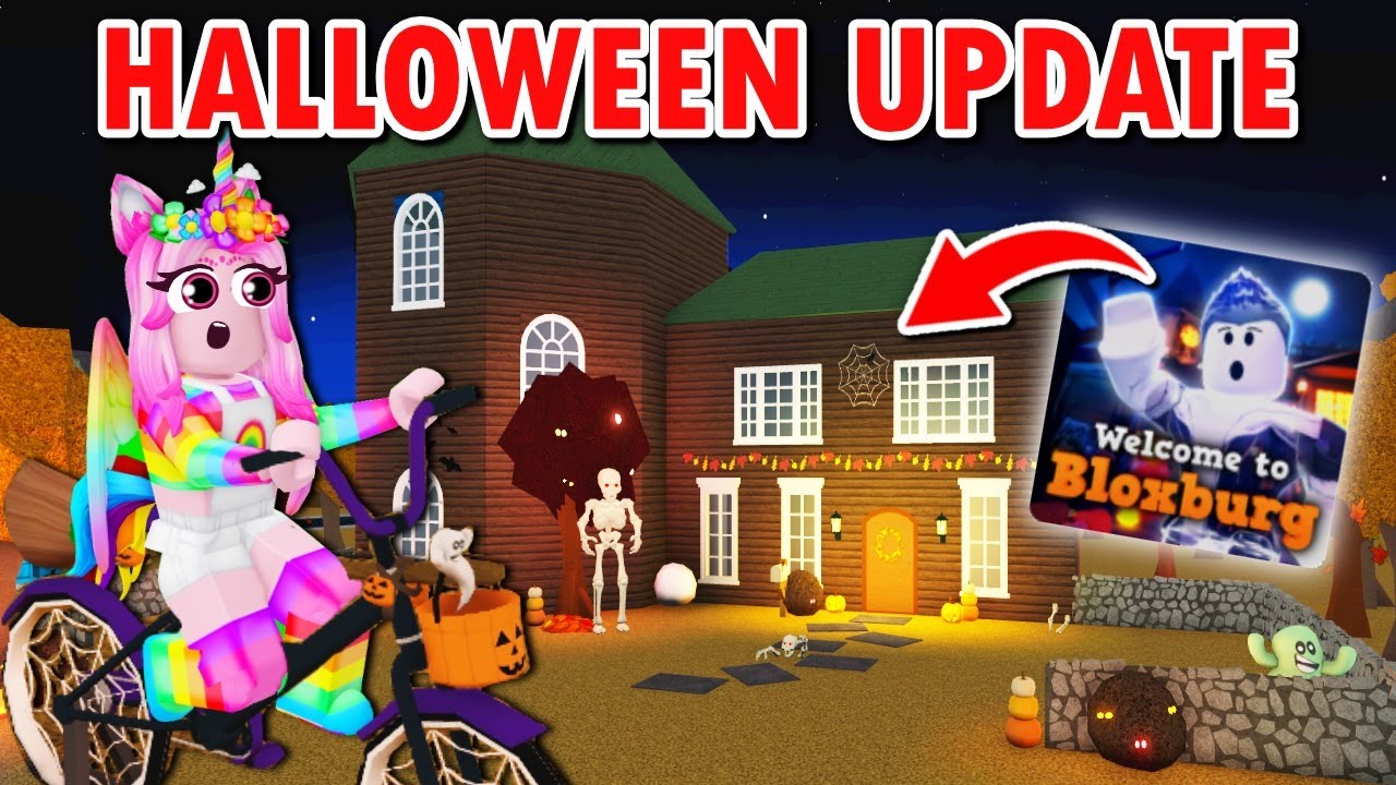 New Bloxburg Halloween Update Roblox Youtube