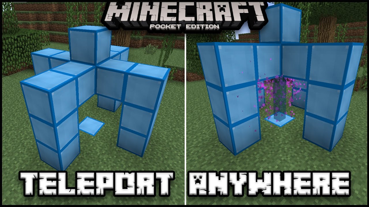 How To Make A Teleportation Machine In Minecraft Pocket Edition Mcpe