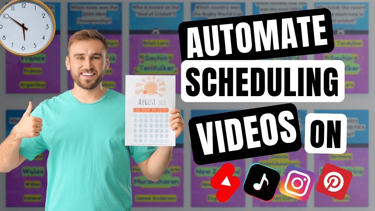 Automate Scheduling Bulk Created Short Videos On Youtube Tiktok