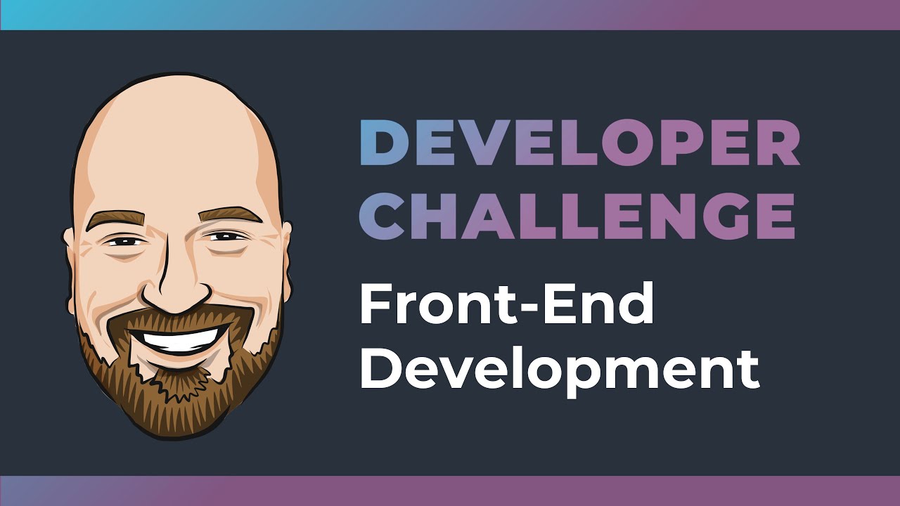 Front End Development Challenge In C Youtube
