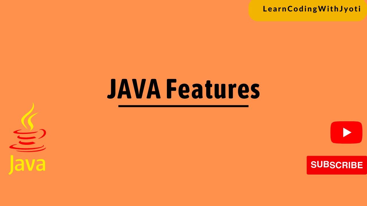 Java Features Features Of Java Youtube