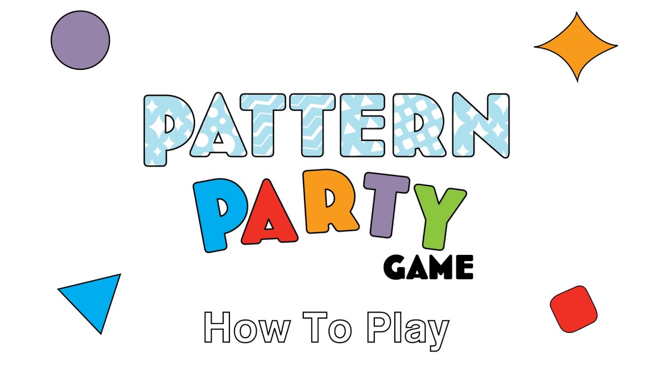 How To Play Pattern Party Youtube