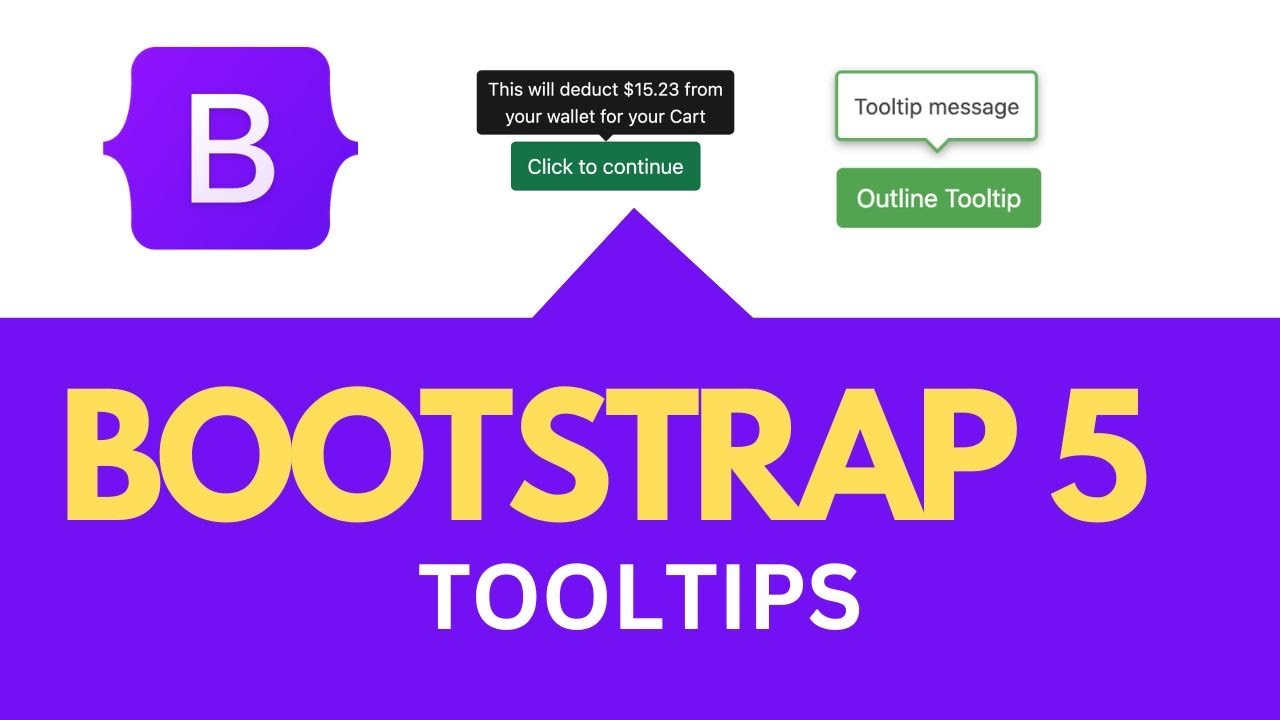 Bootstrap Tooltips Youtube