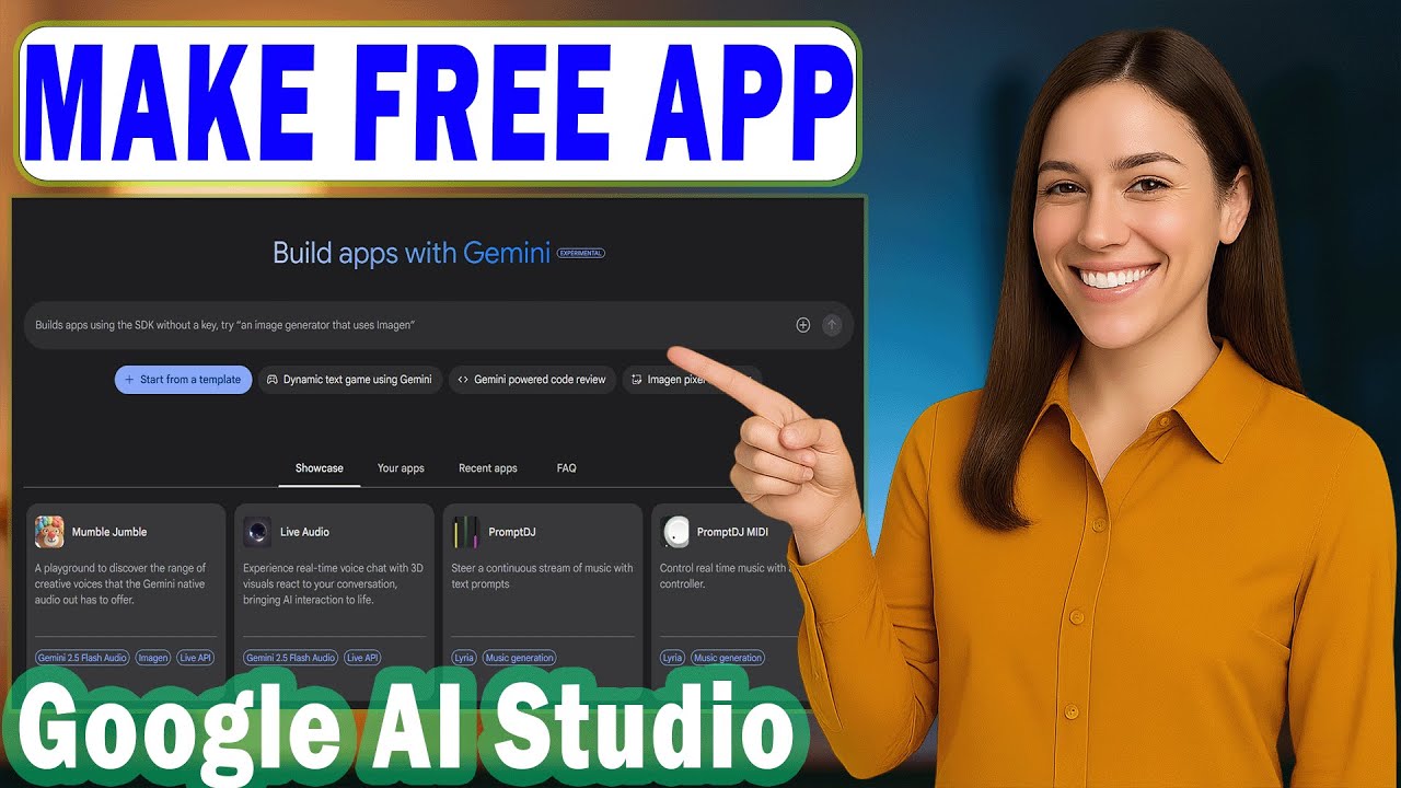 How To Make App With Google Ai Studio Step By Step Youtube