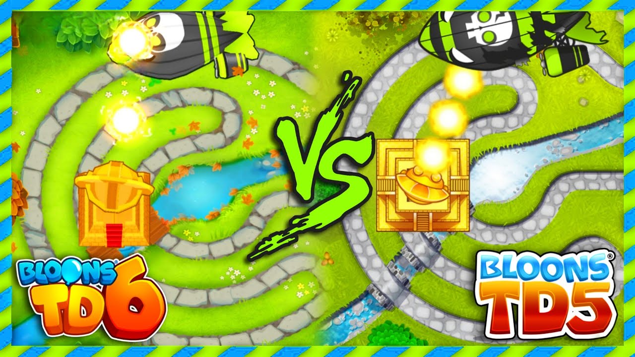Btd6 Vs Btd5 Who Will Win Challenge Youtube