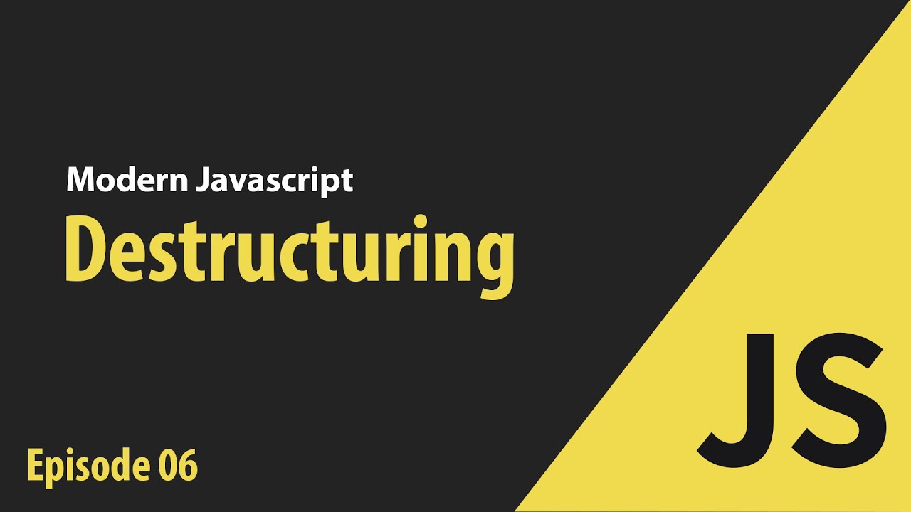Destructuring Assignment Javascript Es6 Advanced Javascript Malayalam
