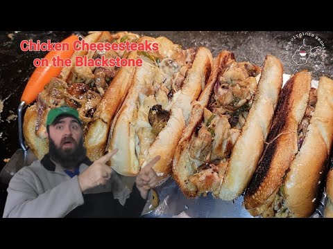 Chicken Cheesesteak On The Blackstone Griddle Raysrub Youtube