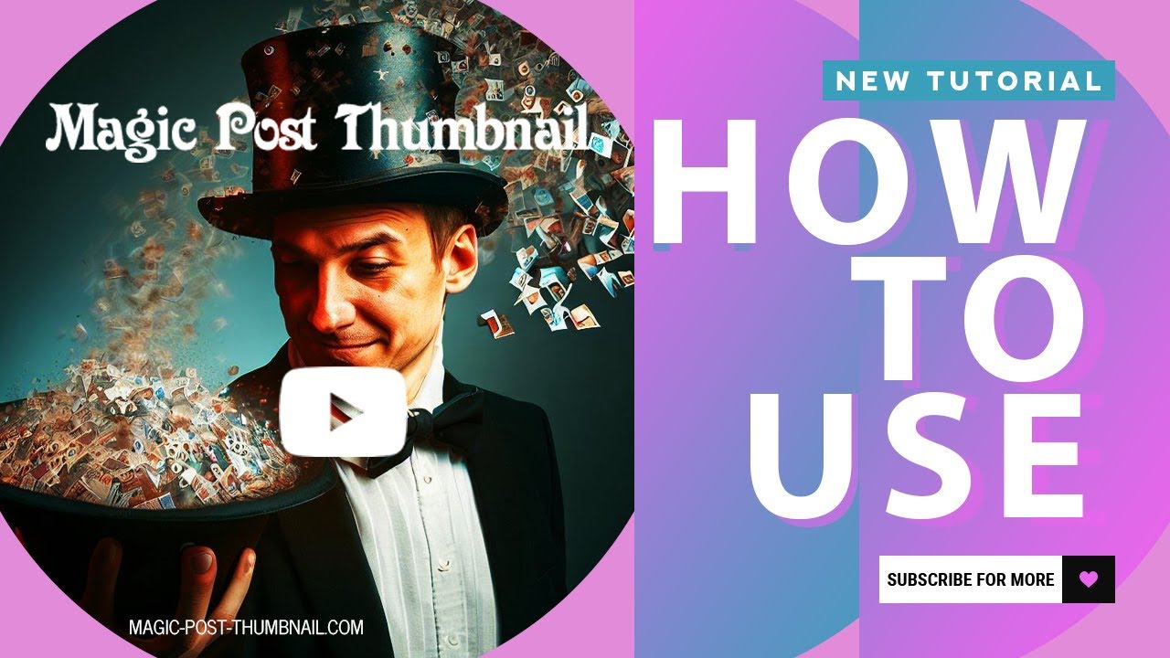 Magic Post Thumbnail Tutorial Youtube