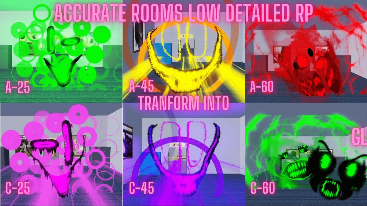 Accurate Rooms Low Detailed Rp A 25 A 45 A 60 Transform Into C 25 C 45