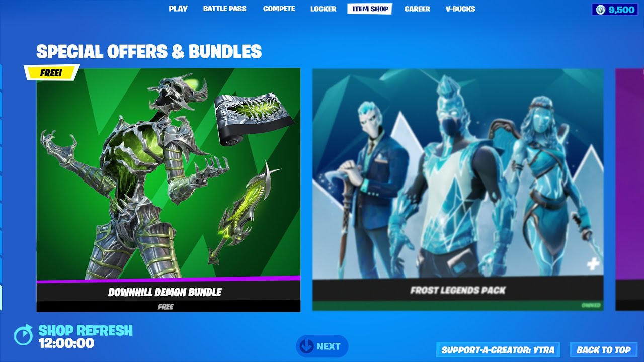 Free Bundle Now In Fortnite Youtube