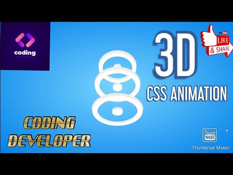 Css 3d Animation Effect Tutorial Youtube