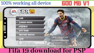 Fifa 19 Ppsspp Mod Android Offline Best Graphics Gamer Pramod Mp3 Music ...