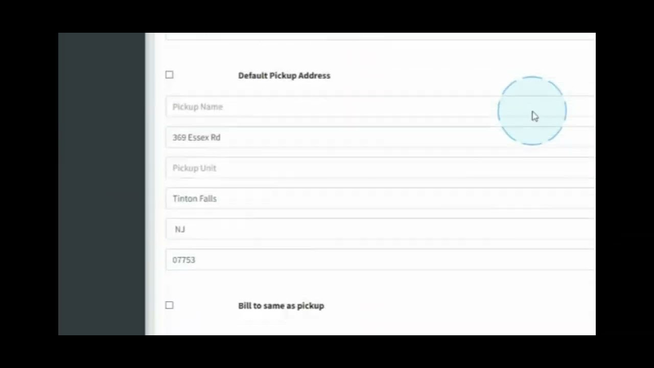 General Settings Carrier Direct Transportation Management Dispatch