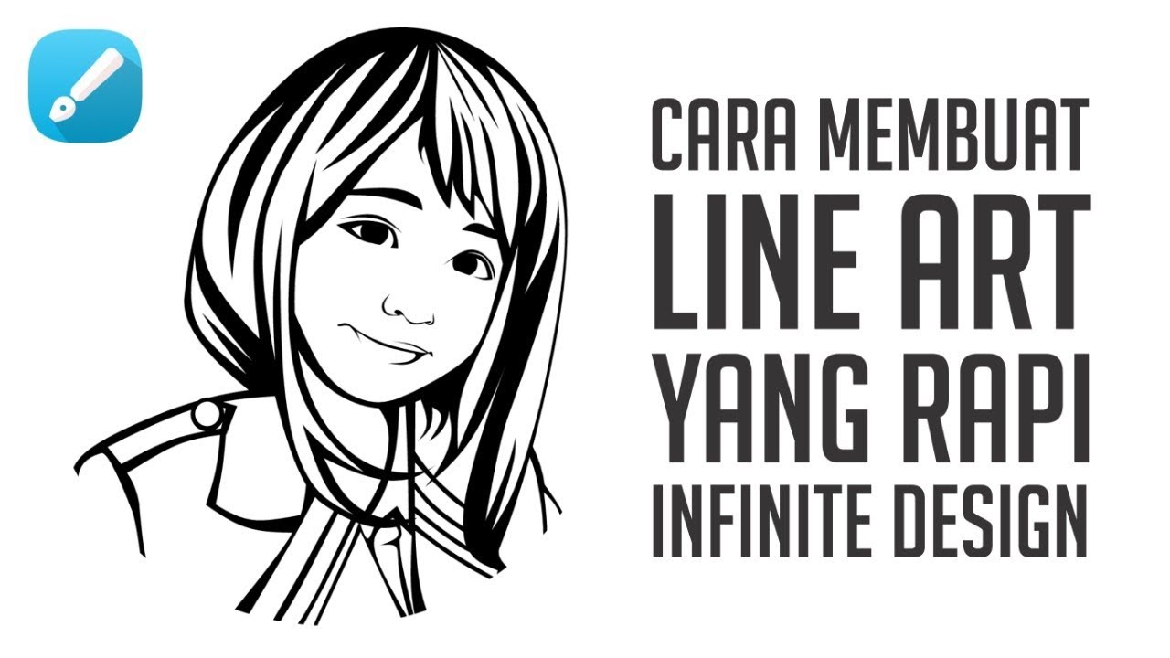 1 Color Line Art Tutorial Line Infinite Design Youtube