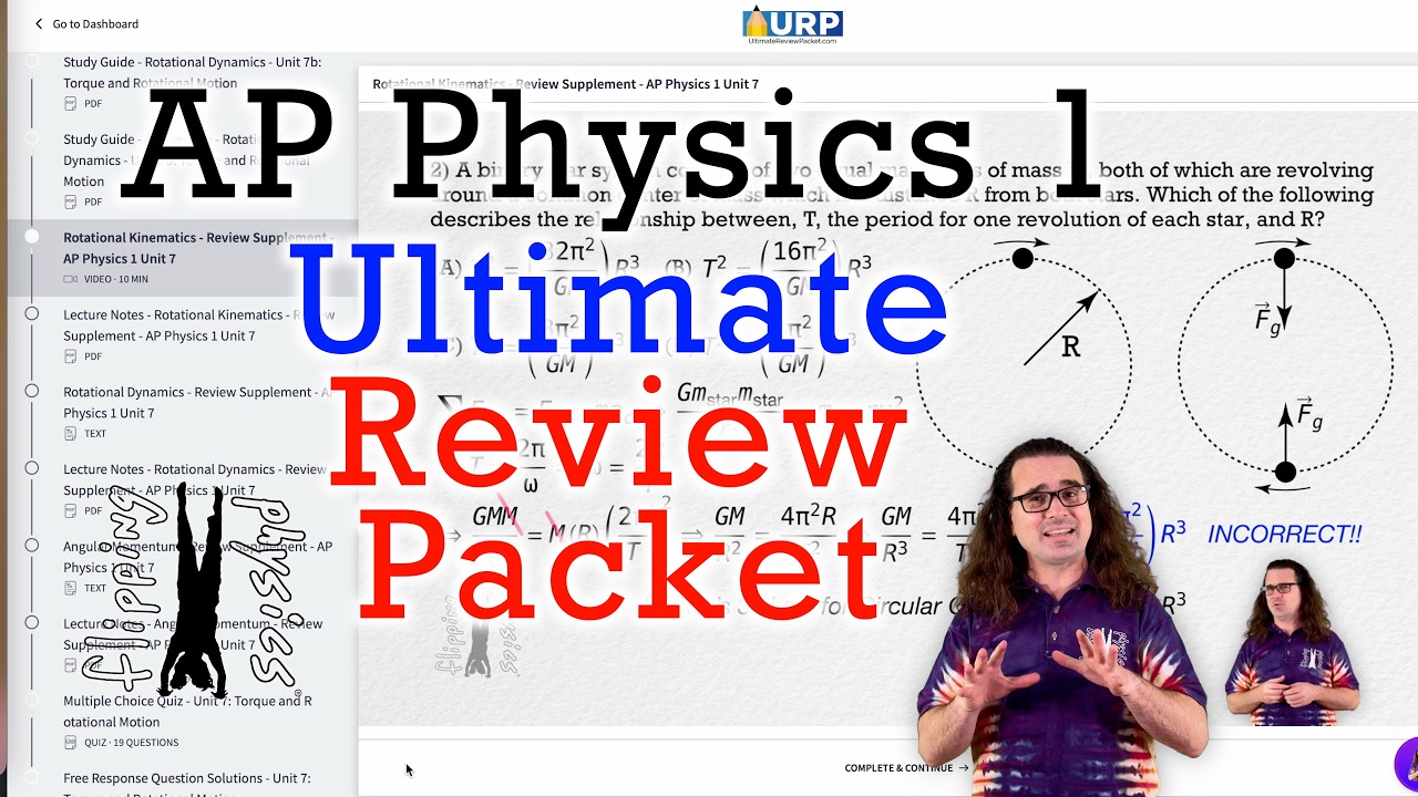 My Ap Physics 1 Ultimate Review Packet Is Complete Youtube
