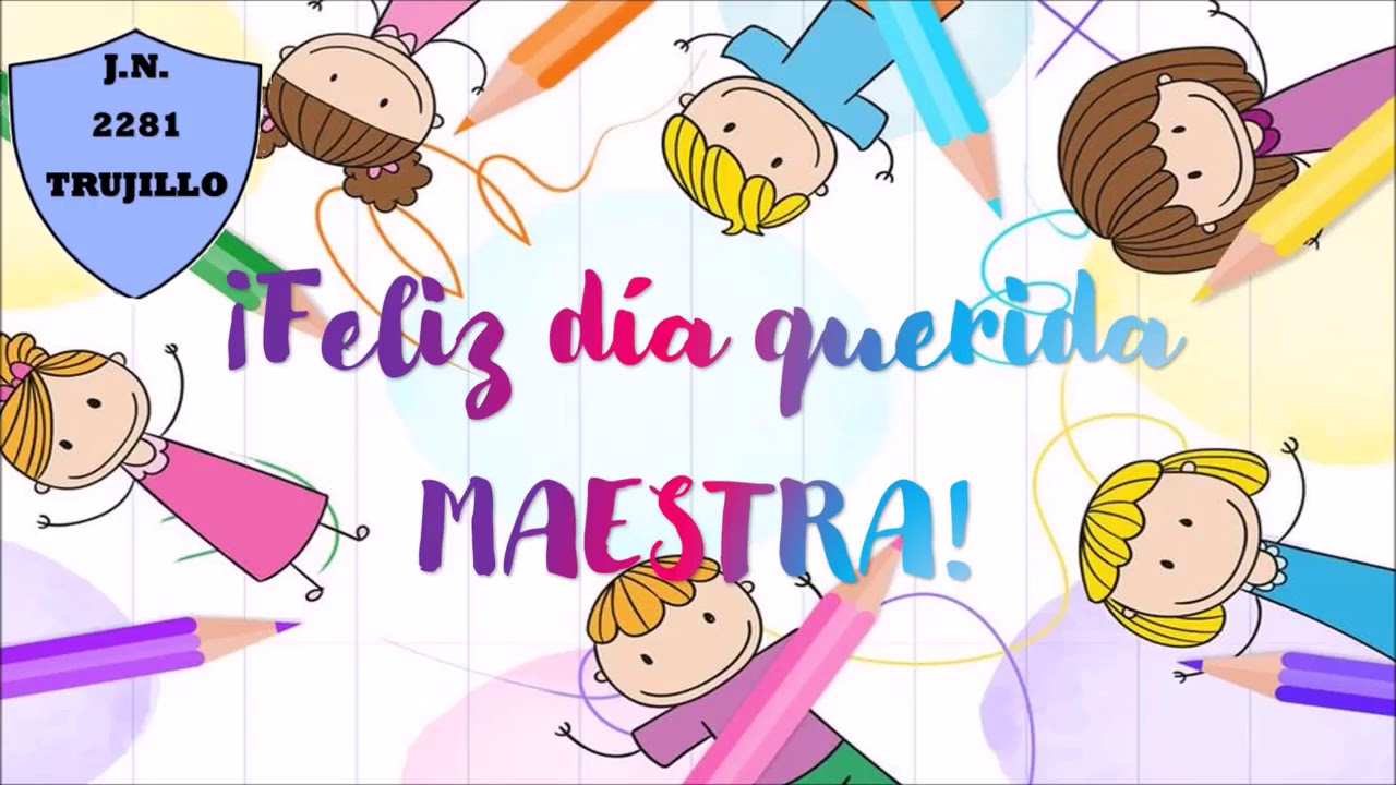 Feliz Día Maestra Youtube