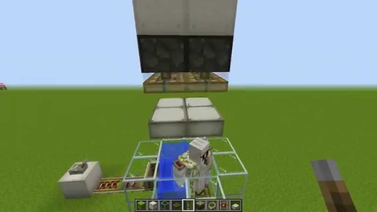 Minecraft Iron Golem Invisible Pressure Plate Youtube