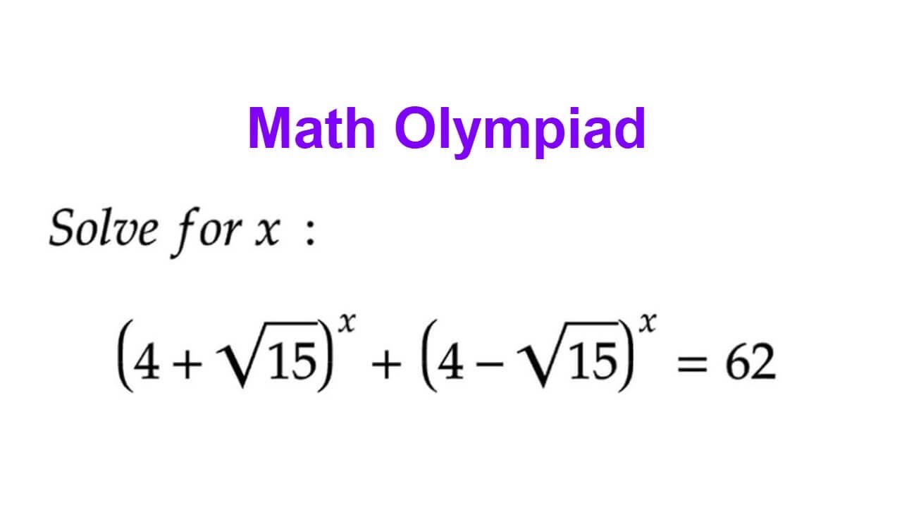 Math Olympiad Youtube