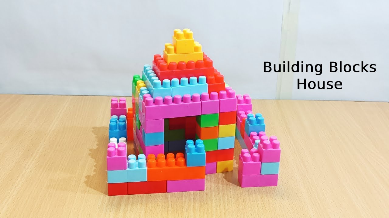 Step By Step Making Of Building Blocks House How To Make A Blocks