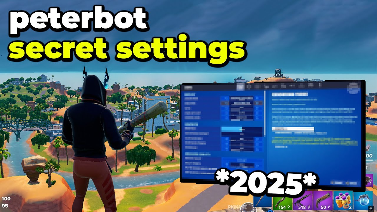 Peterbot Reveals New Settings Stretched Res In Fortnite Chapter 6