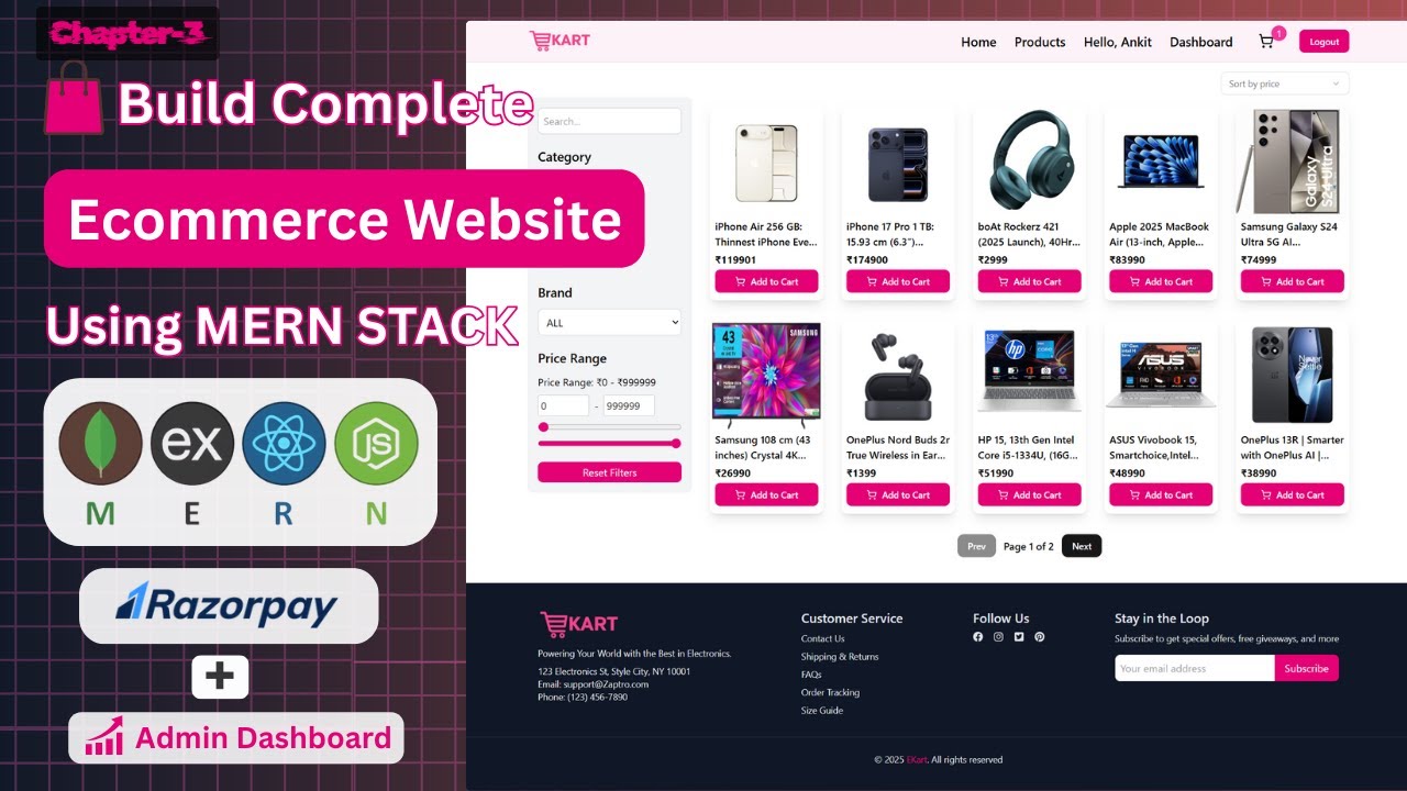 3 Build A Complete E Commerce Website Using Mern Stack Razorpay