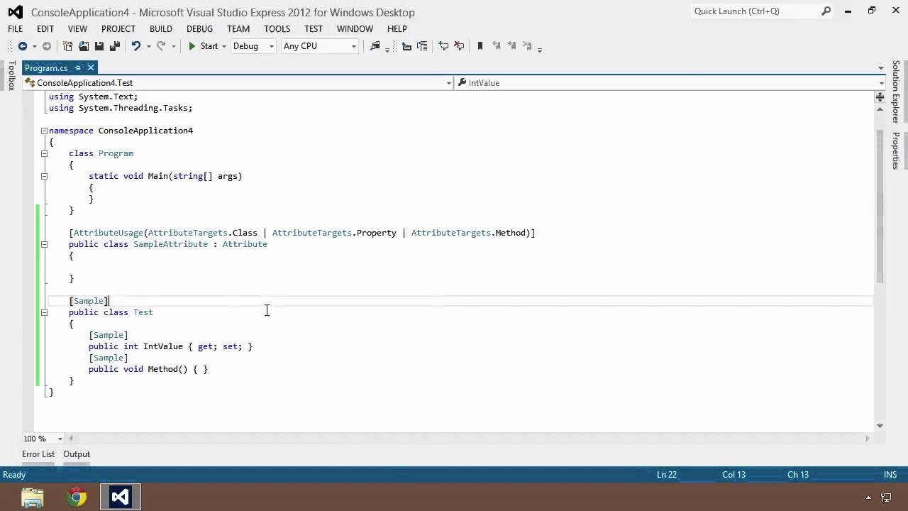 Advanced C 04 Attributes Youtube