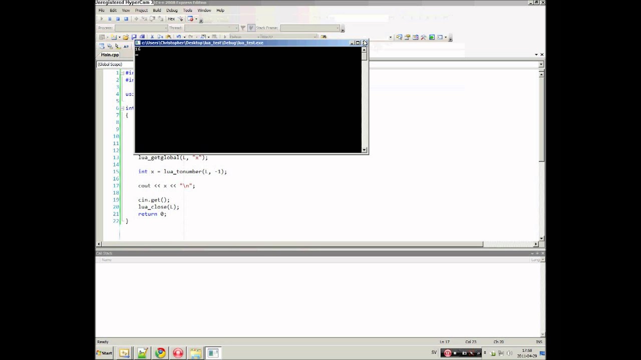 C Lua Part 2 Accessing Variables Youtube