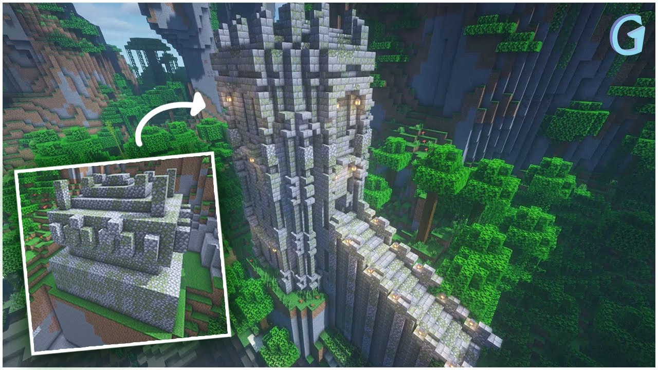 Minecraft Timelapse Jungle Pyramid Transformation Ggnice Youtube