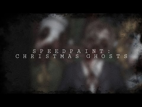 Speedpaint 09 Christmas Ghosts Youtube