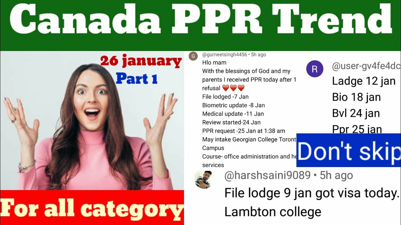 26 January Ppr Request Timeline Canada Ppr Timeline Canada Today S