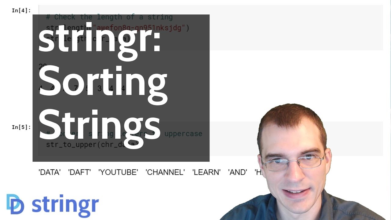 Stringr Sorting Strings Youtube