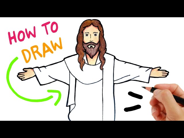 How To Draw Jesus Christ Jesus Drawing Easy Drawings 57 Off