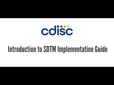 Introduction To Sdtm Implementation Guide Youtube