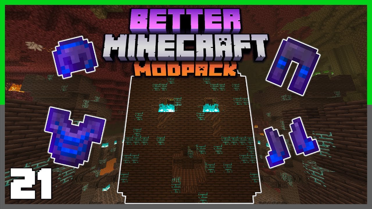 Crafting The Ultimate Netherite Armor Set Better Minecraft Modpack