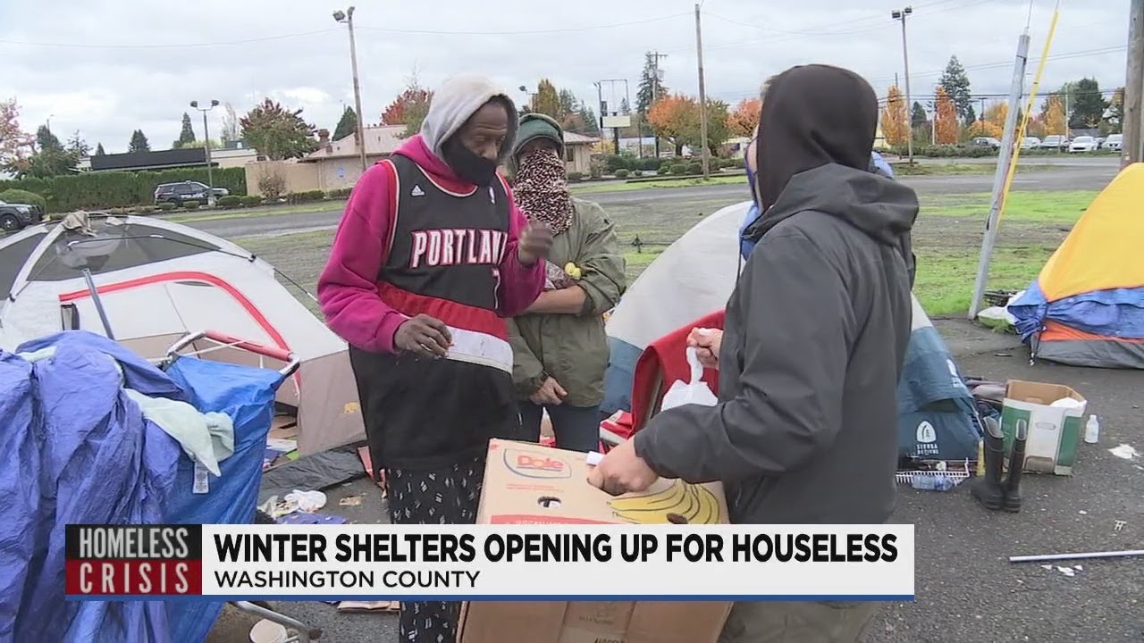 Homeless Crisis Washington County Opens Signups For Winter Shelters
