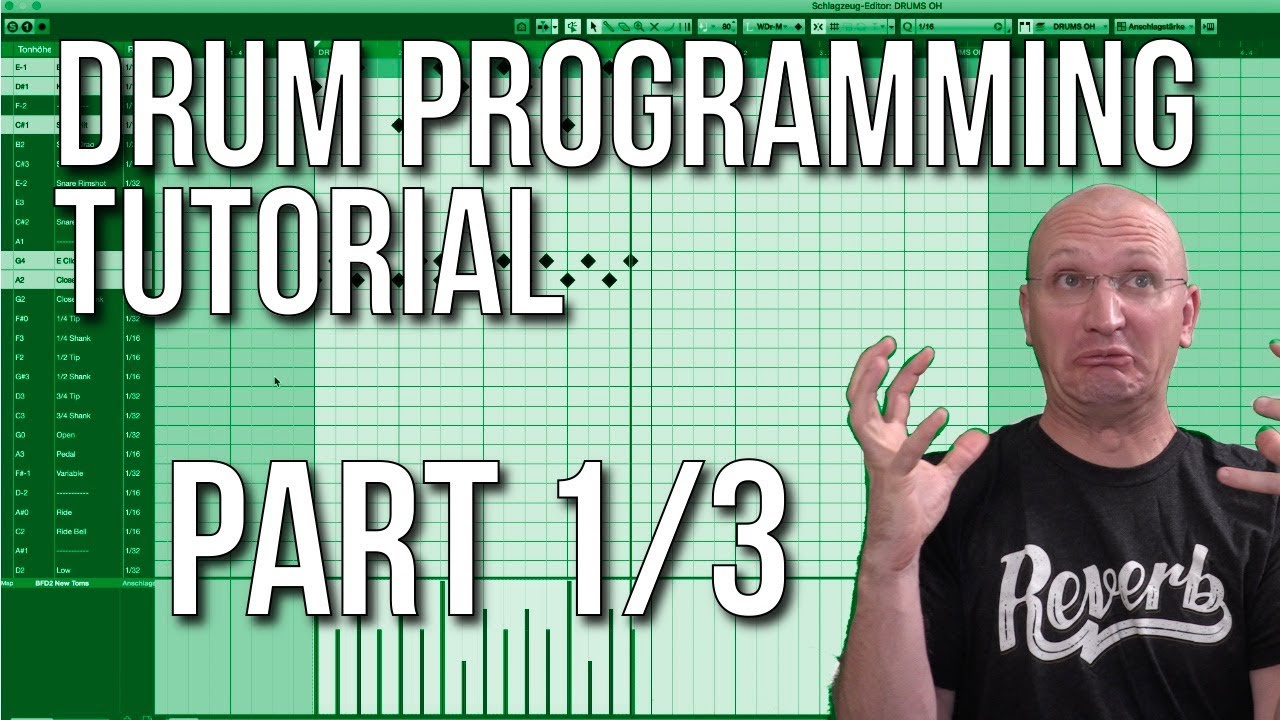 Drum Programming Tutorial 4k Version Part 1 3 Youtube