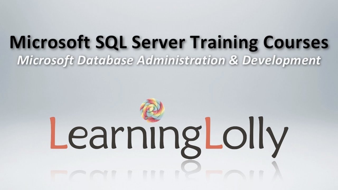 Sql Server Training Courses Youtube