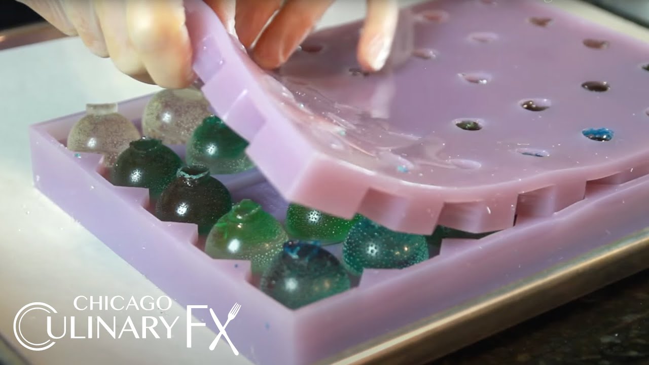How To Use A 2 Part Silicone Sphere Mold Pro Culinary Fx Tutorial