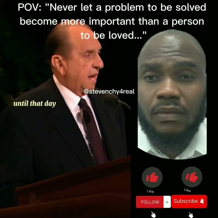 Pov Never Let A Problem To Be Solved Become More Important Than A