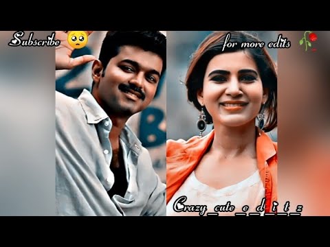 Vj Sam Love пёџрџґ Mersal Mersalvijay Vijaysamantha Thalapathyvijay