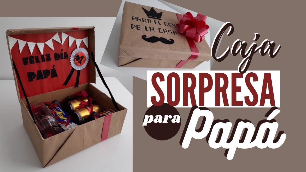 Caja Sorpresa Para El Día Del Padre Joyousstory