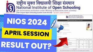 Nios Result 2024 Nios April Result 2024 How To Check Nios Result 2024 ...