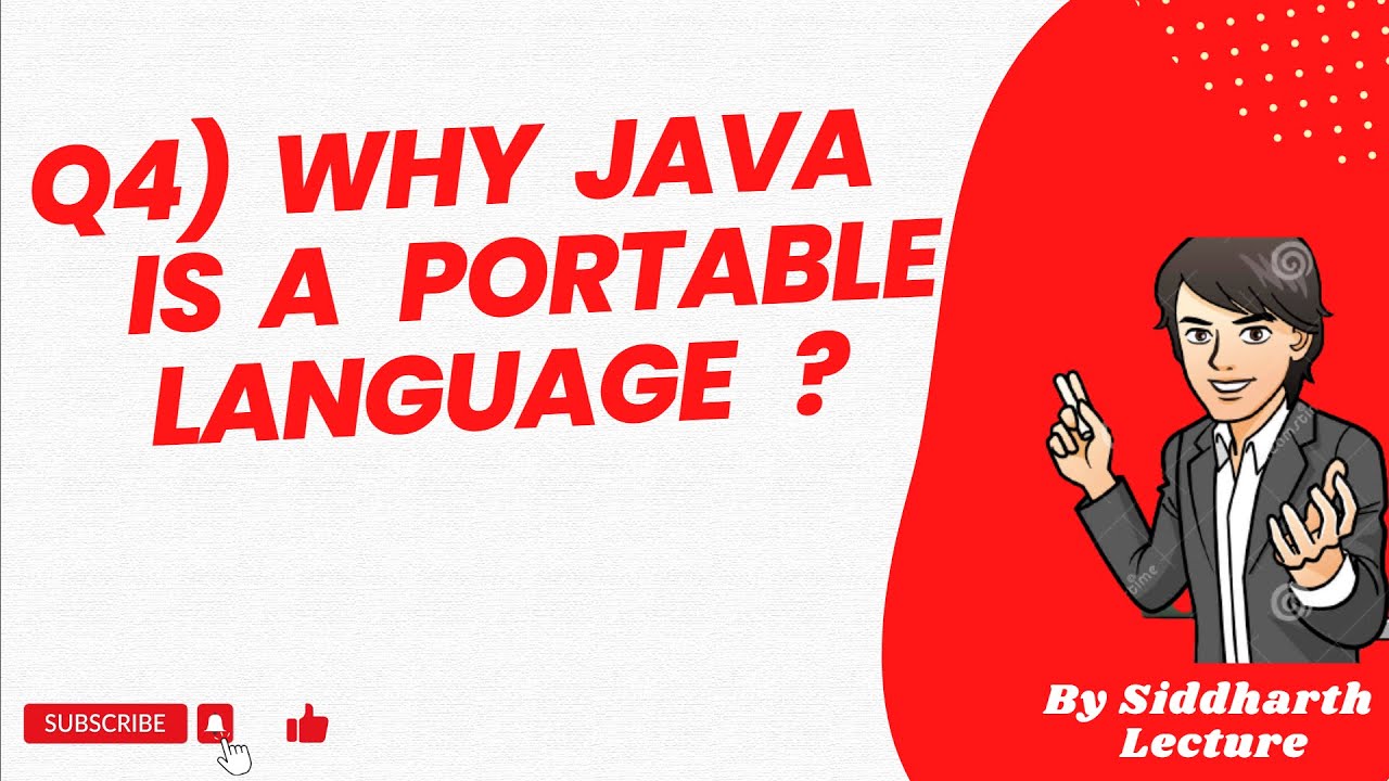 Why Java Is Portable Language Java Features Java Siddharth