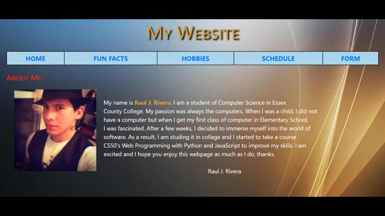 Project0 Cs50 S Homepage Youtube