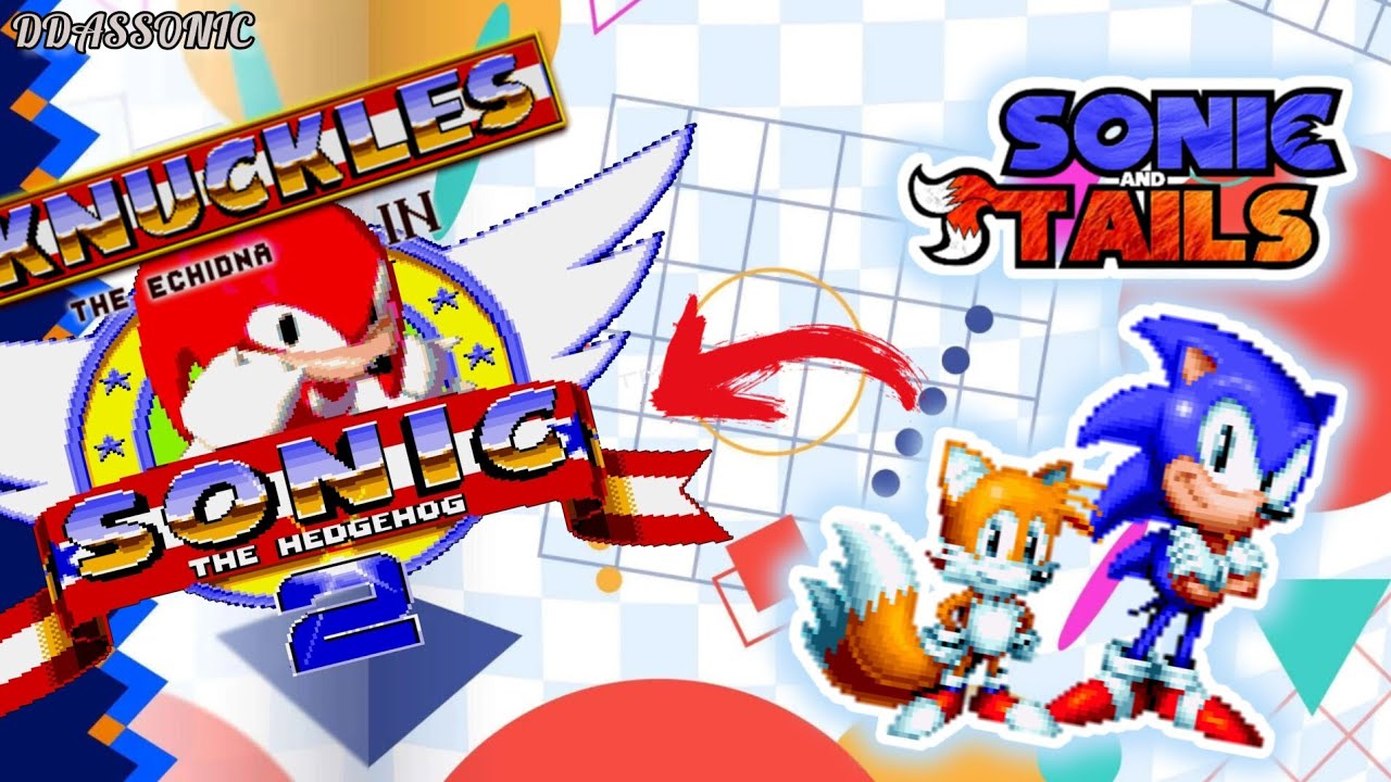 Sonic Tails In Knuckles In Sonic 2 Sonic Hack Longplay Youtube