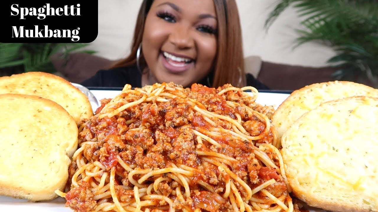 Spaghetti Mukbang Youtube