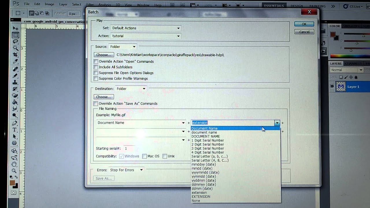 Batch Image Editing Tutorial Youtube